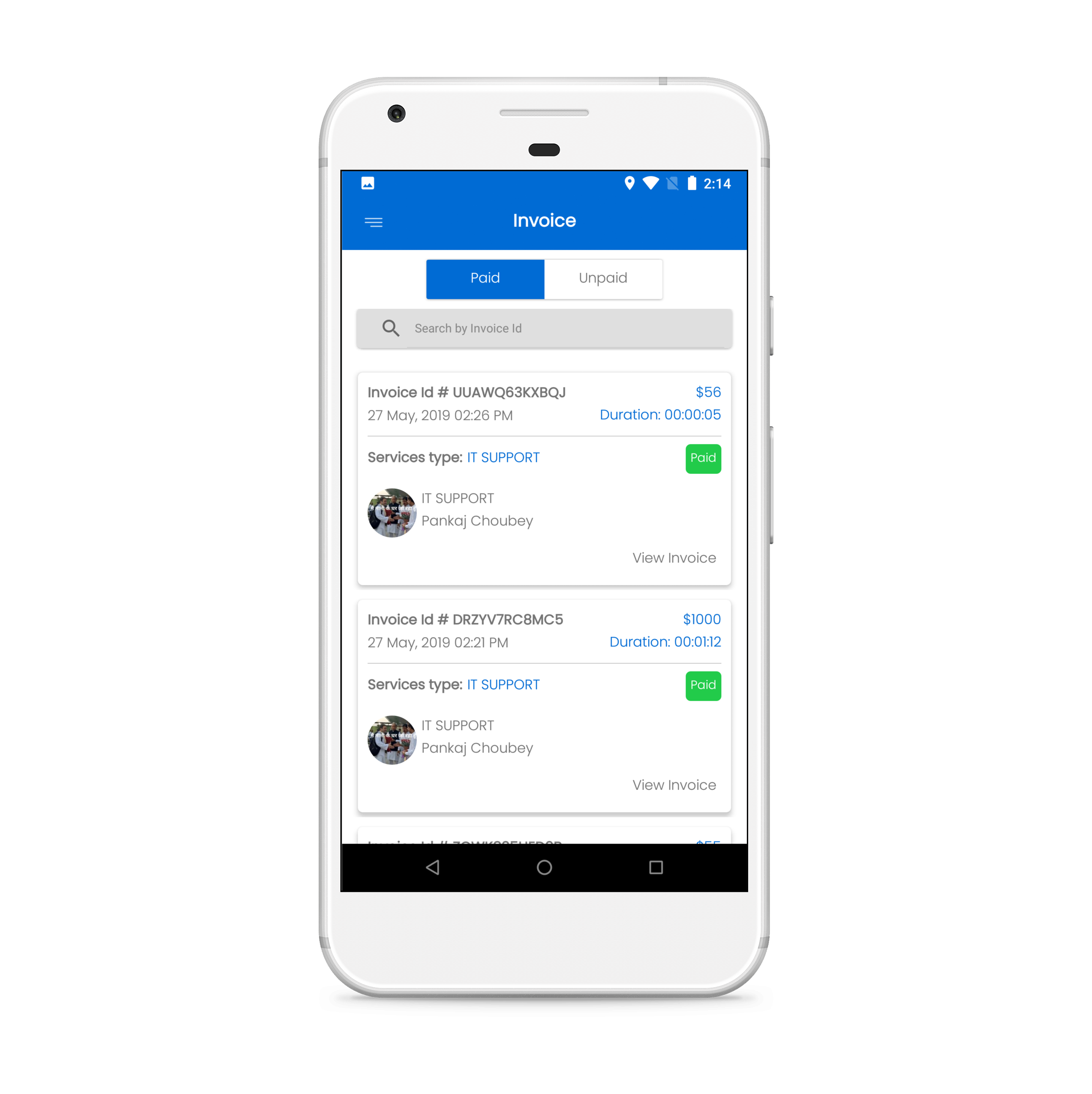 Hire for Work - Fab Artist Android | 2 Apps | Customer App + Artist App + Admin Panel ...